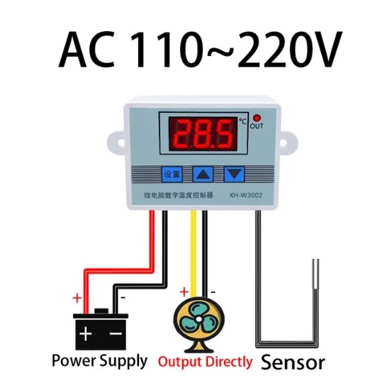 Терморегулятор XH-W3002 110-220V