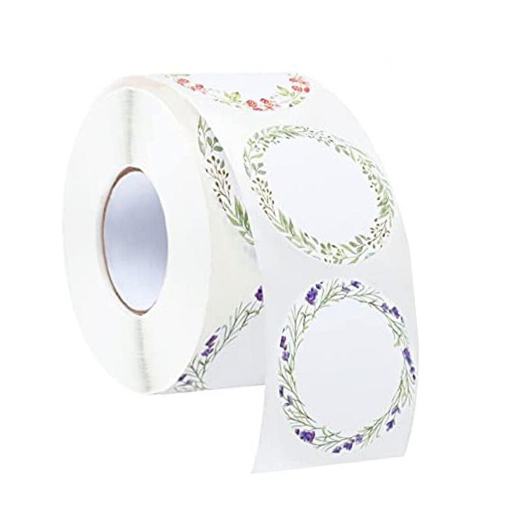 Самоклеящиеся этикетки круглые 500 шт.