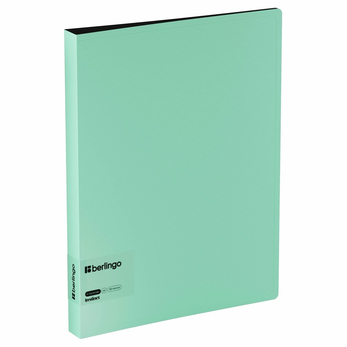 Папка на 4-х кольцах Berlingo Instinct (А4, корешок 35мм, 700мкм, D-кольца) мятный (RB4_4D520)