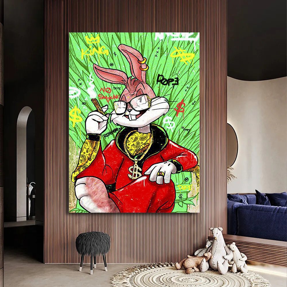 Багз банни / Bugs Bunny, картина мотивация / в офис, 20х30 см.