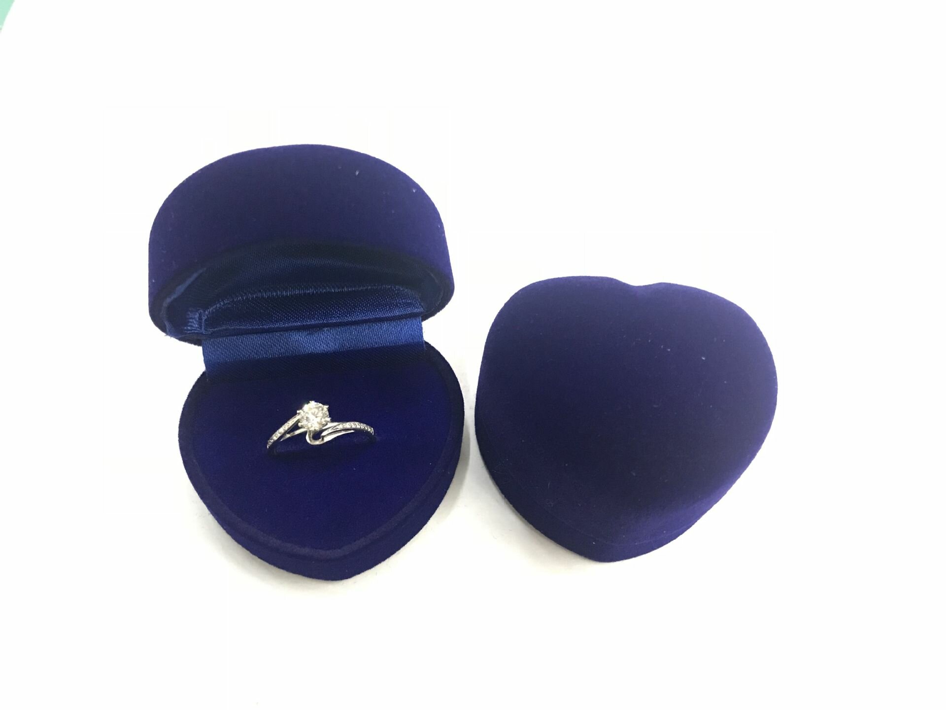 Подарочная коробка для колец Other, с бархатной отделкой, 4,5x4,3x3,5 см