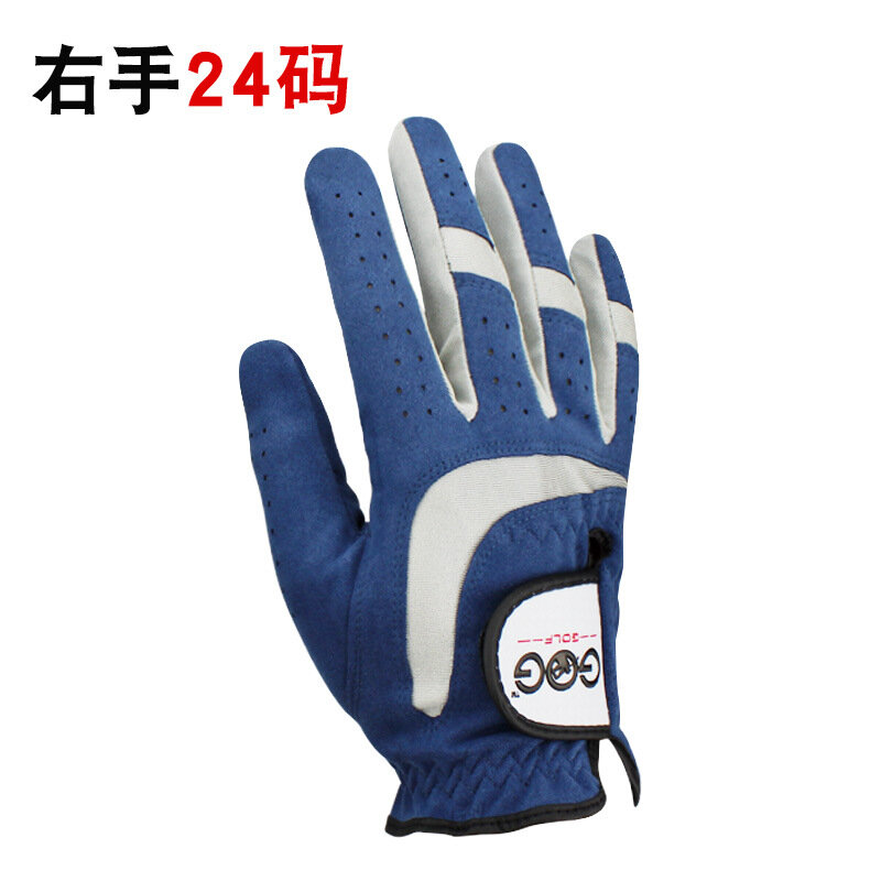 Перчатки GOG, для гольфа, мужские, левая рука, правая рука, износостойкие, дышащие, синие