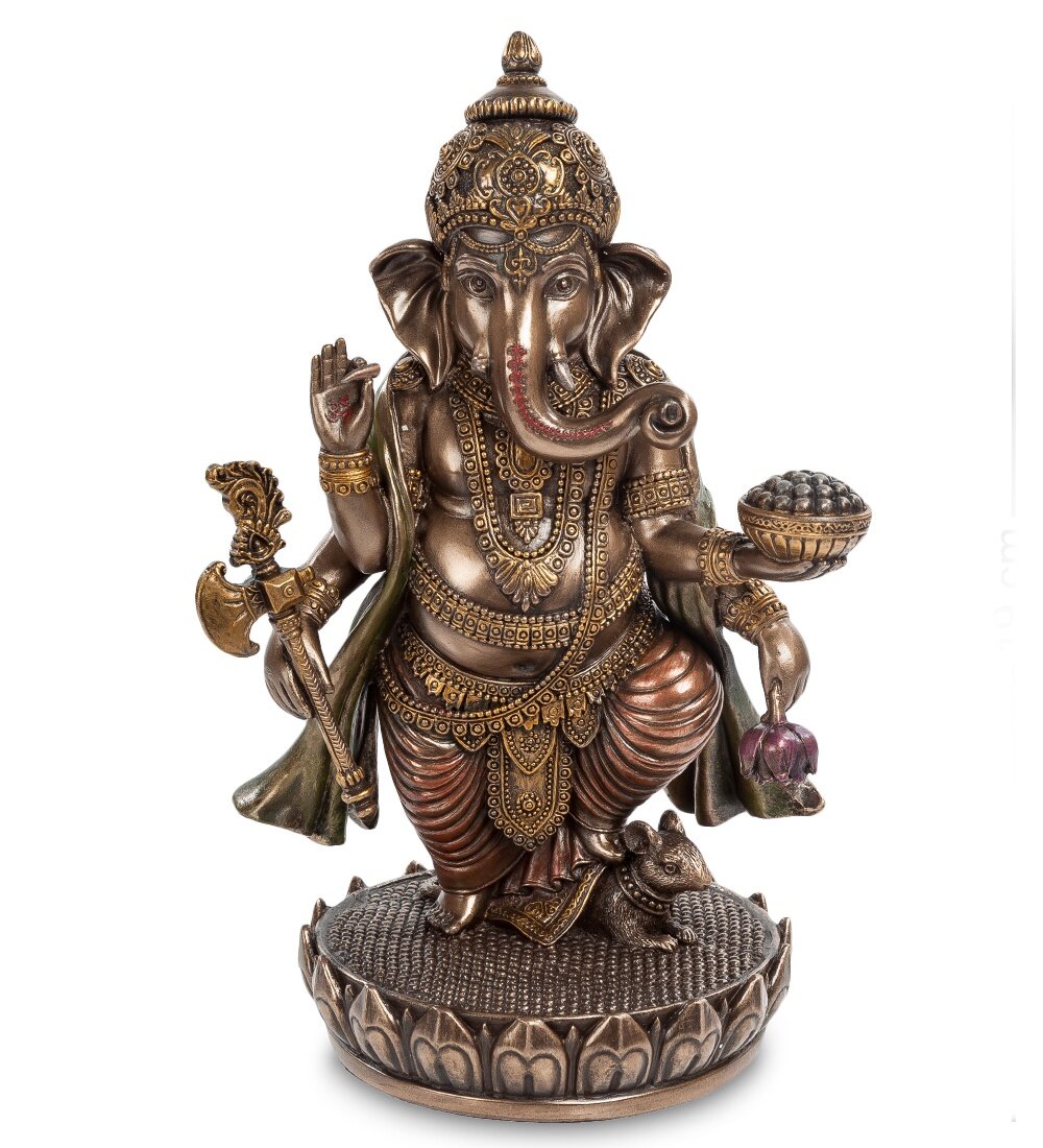 Статуэтка 'Ганеша на лотосе'