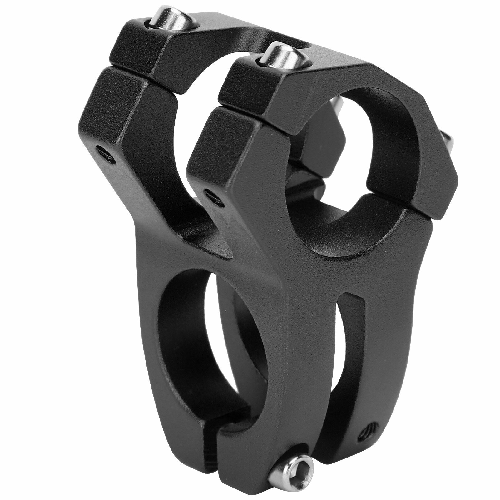 LUNJE Вынос горного велосипеда Короткий руль из алюминиевого сплава Полый вынос 31,8x35 ммЧерный