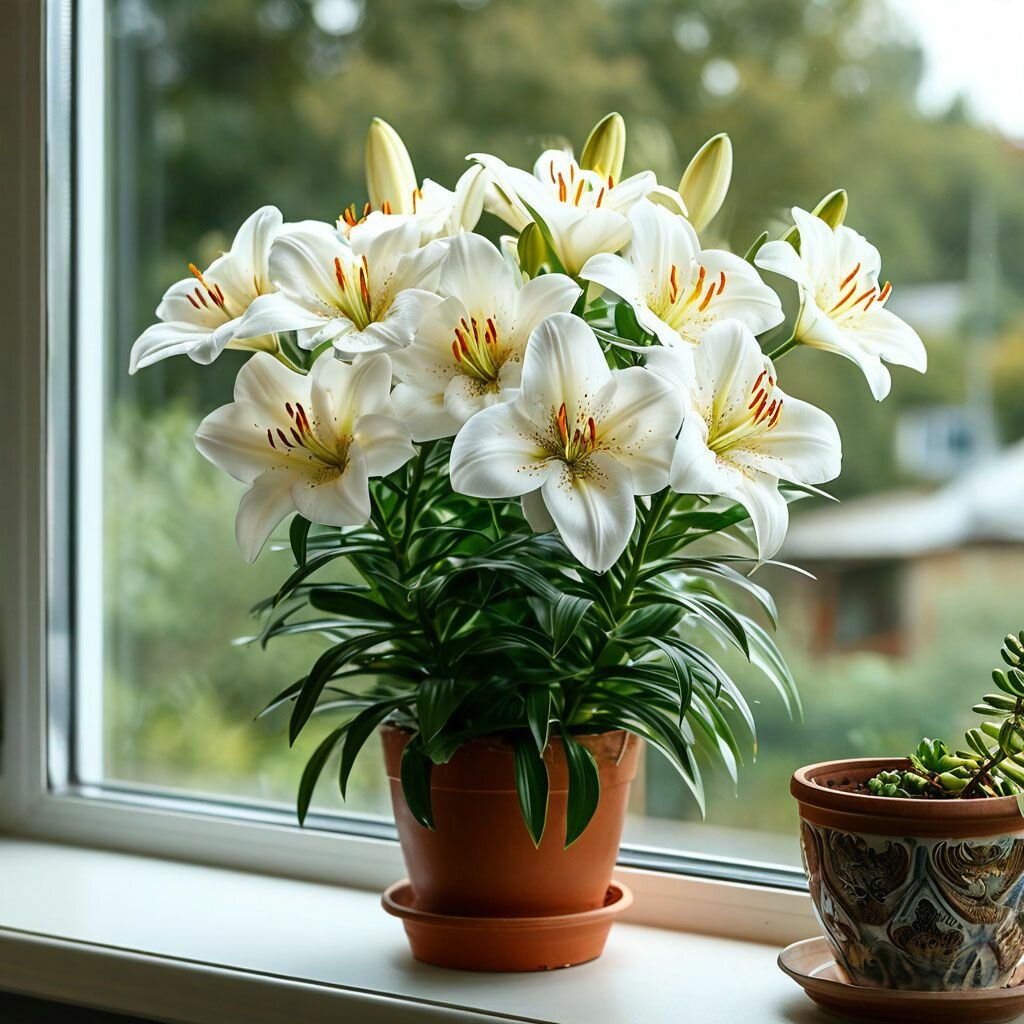 Лилия горшечная, семена для комнатного выращивания