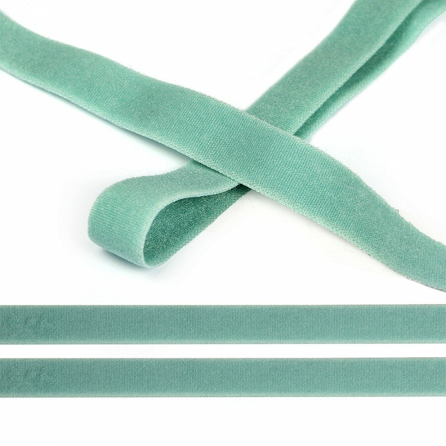 Резинка бельевая окантовочная М-196 10мм цв. хаки уп.20м