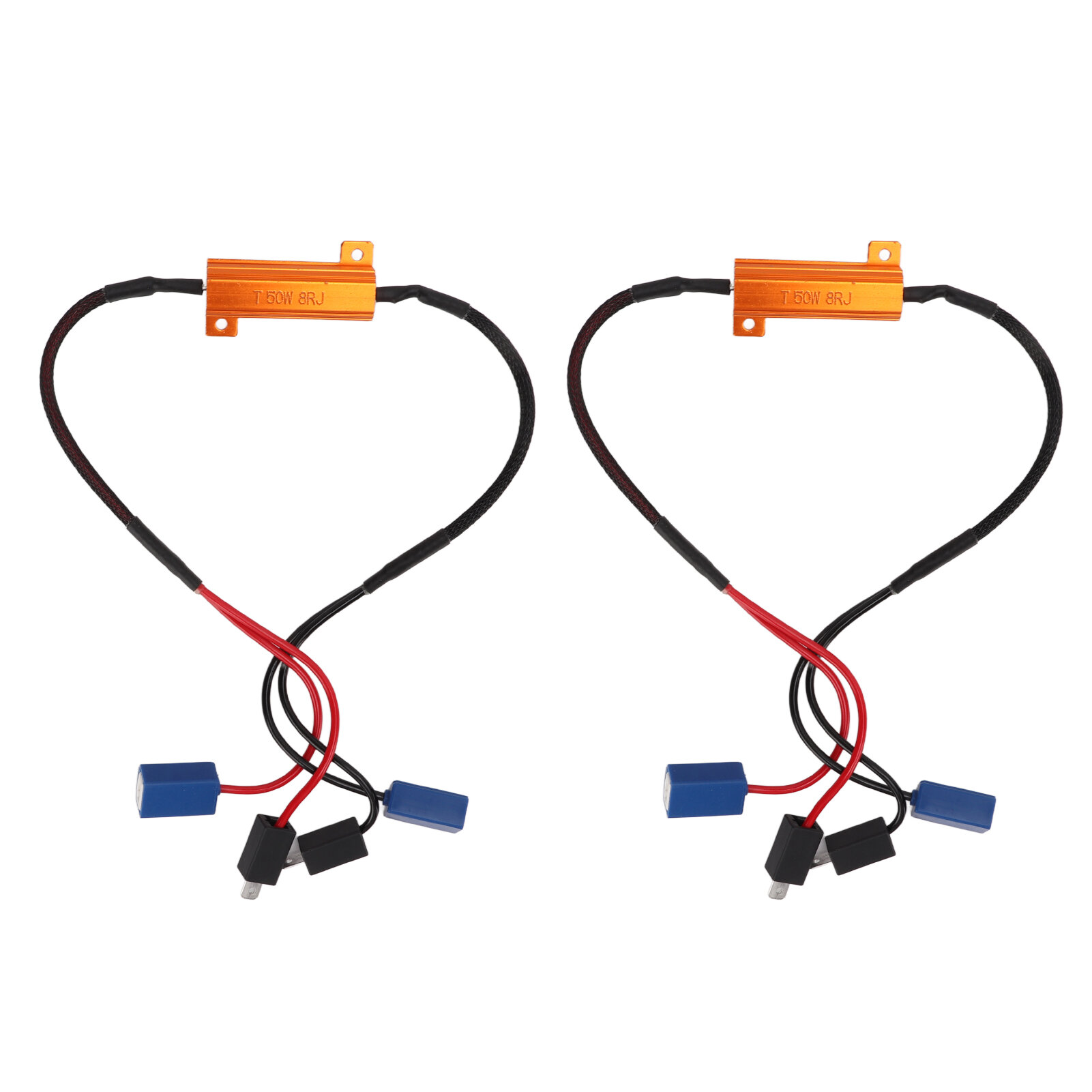 Резисторы для светодиодов, 2 шт, точное декодирование, антикоррозийные, компактные