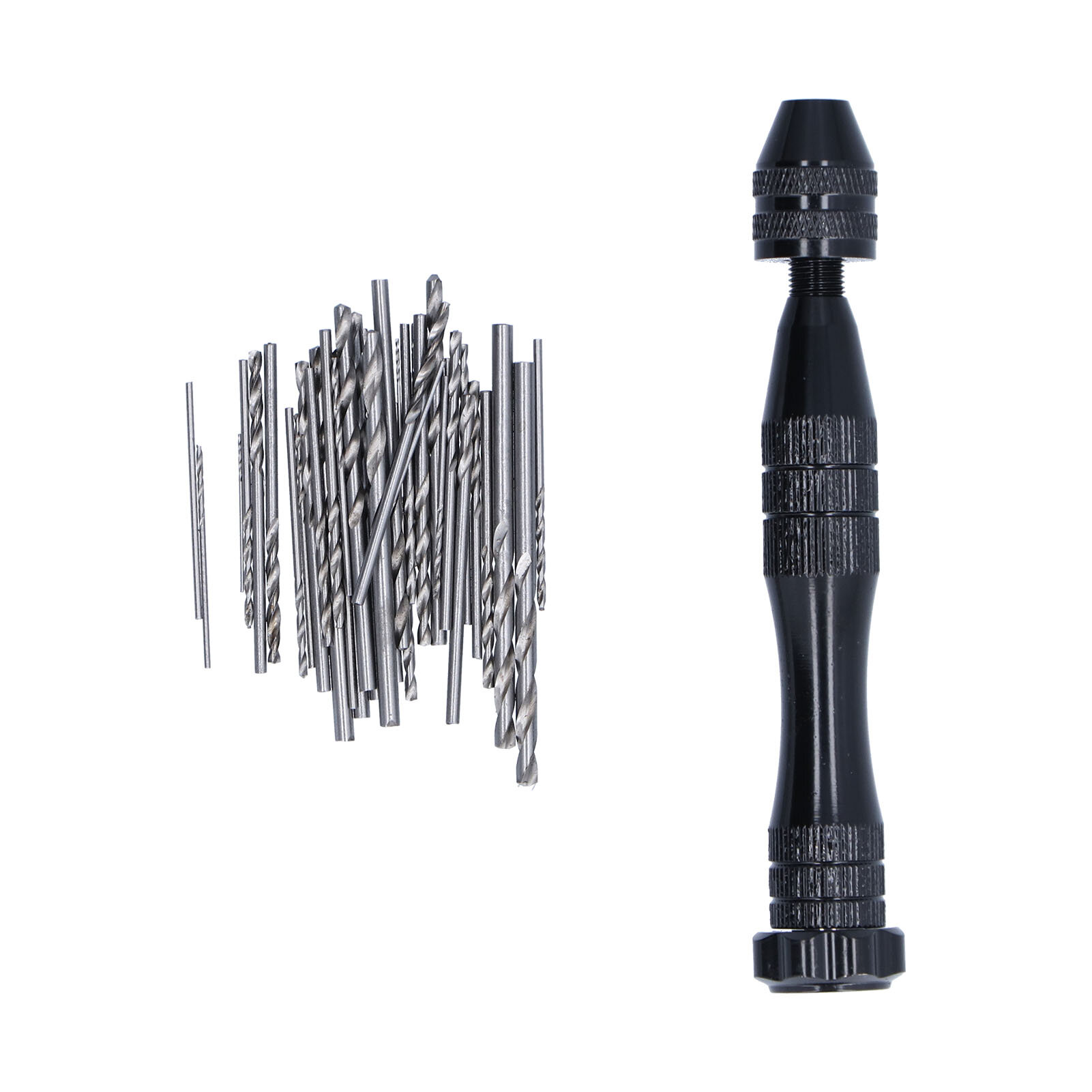 48ШТ Ручной Набор Сверл Большой Черный Набор для Скручивания с Накаткой для Ювелирных Изделий из Смолы И Дерева