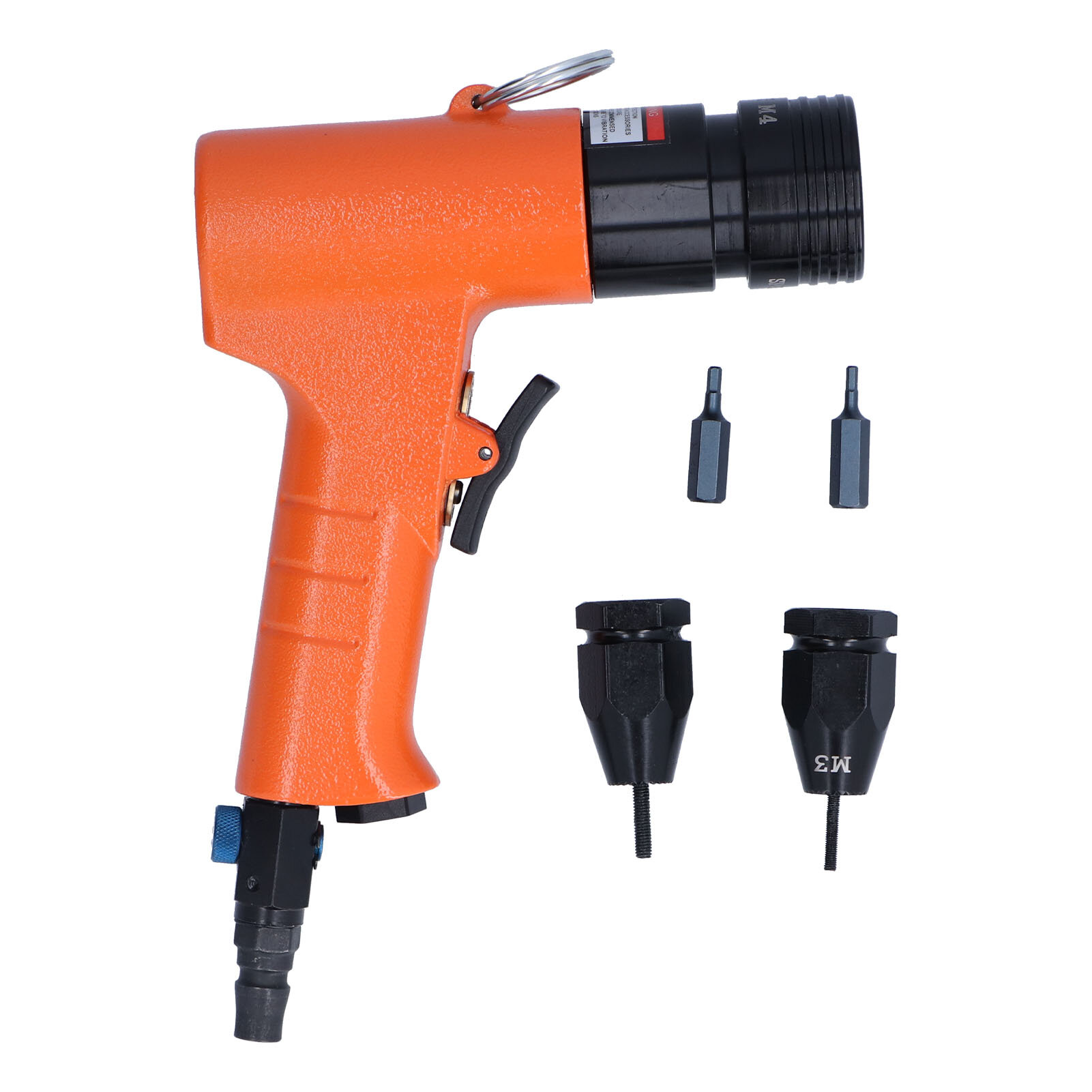 Пневматический заклепочный пистолет для заклепок, автоматический пневматический заклепочный инструмент M3/M4 KV‑7801F JP Interface