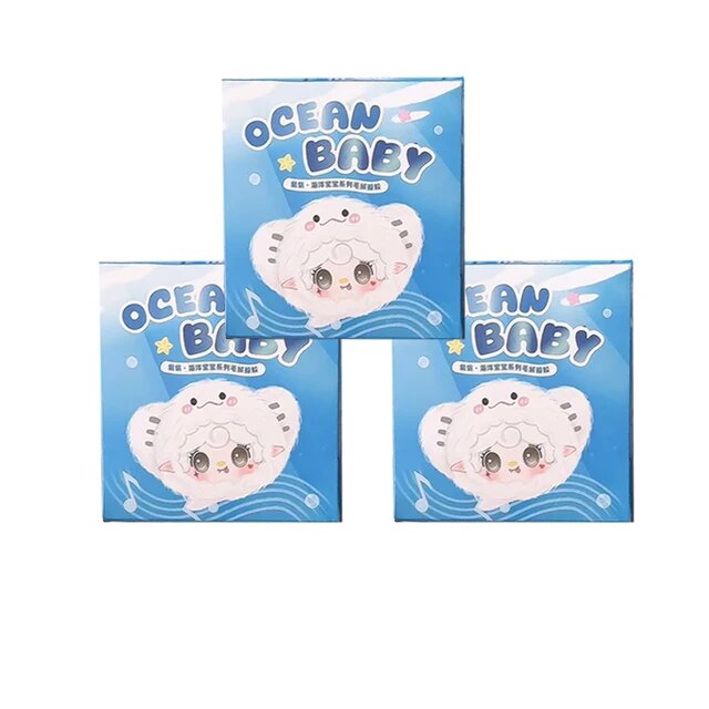 Милая плюшевая виниловая игрушка Юки V6 из серии Ocean Baby, кулон-брелок, коллекционная игрушка-сюрприз, подарок на день рождения.