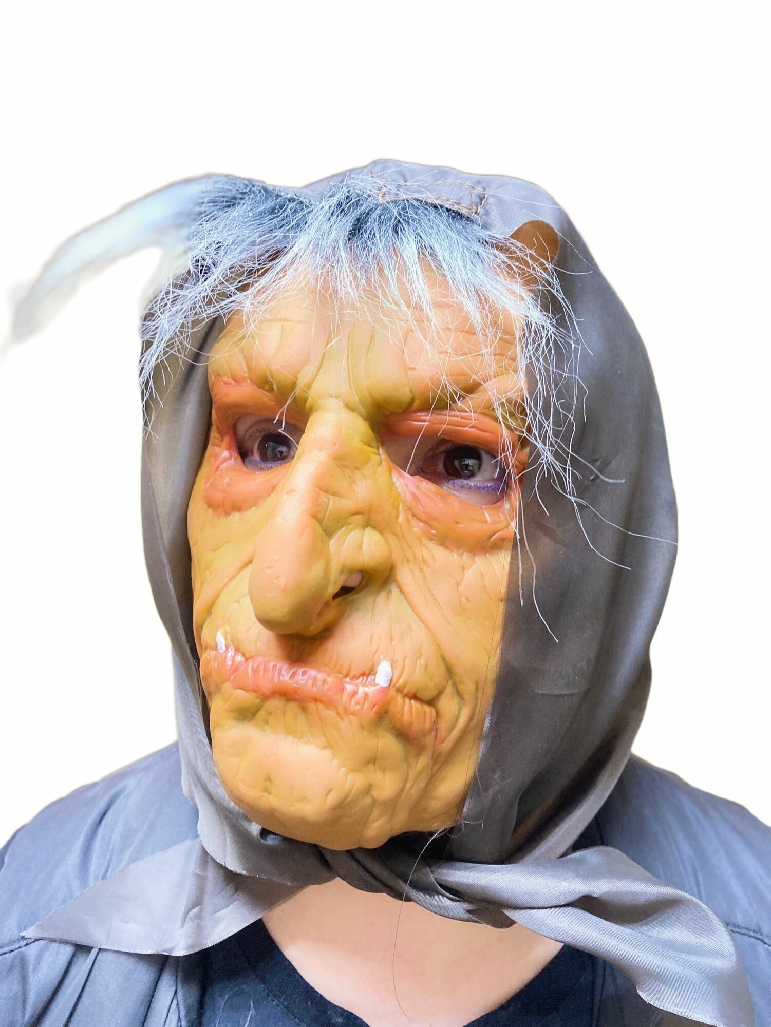 Маска Баба-Яга для взрослых и детей