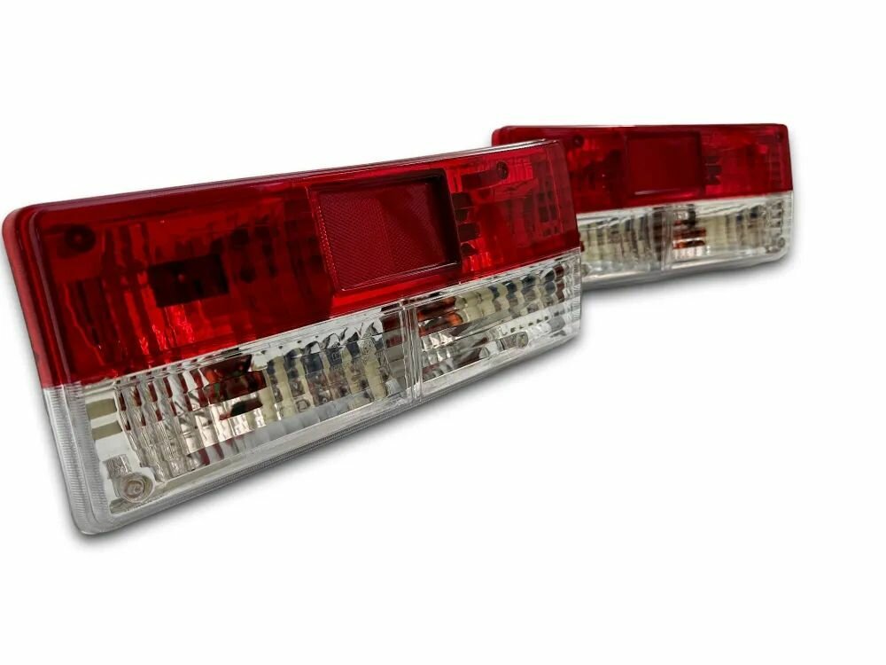 Фонари в сборе Хрусталь ВАЗ 2105 , 2107 ( Красно- белые )