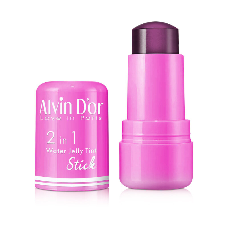 Cтойкий тинт "Alvin D`or" 2 в 1 для губ и щек в стике water jelly tint тон 01