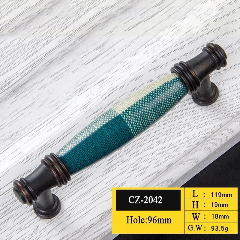 Керамические дверные ручки Odavis CZ-2042-96