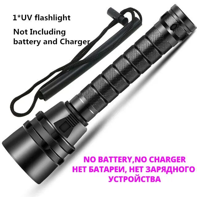 TRLIFE УФ фонарик для дайвинга 395nm фиолетовый 5UV LED, Package A NO Battery