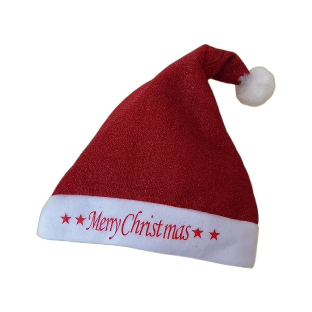 Плюшевая шапка Санта-Клауса для взрослых и детей, уникальный подарок на Новый год