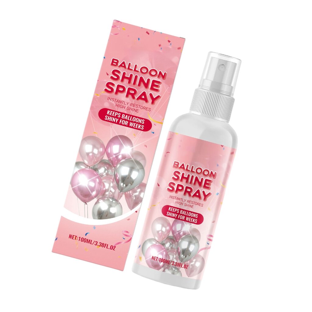 Распылитель для воздушных шаров Sparkles, 100 мл, портативный аксессуар для ночного празднования