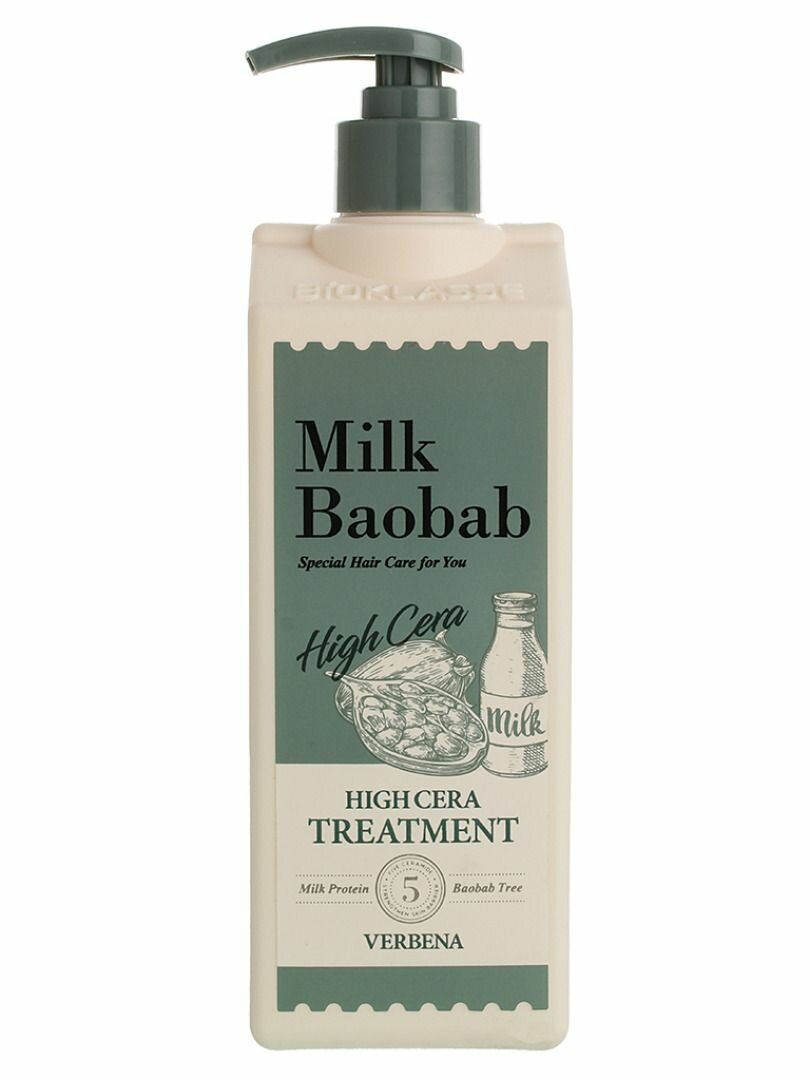 Milk Baobab High Cera Treatment Verbena бальзам для волос с ароматом вербены (500мл.)