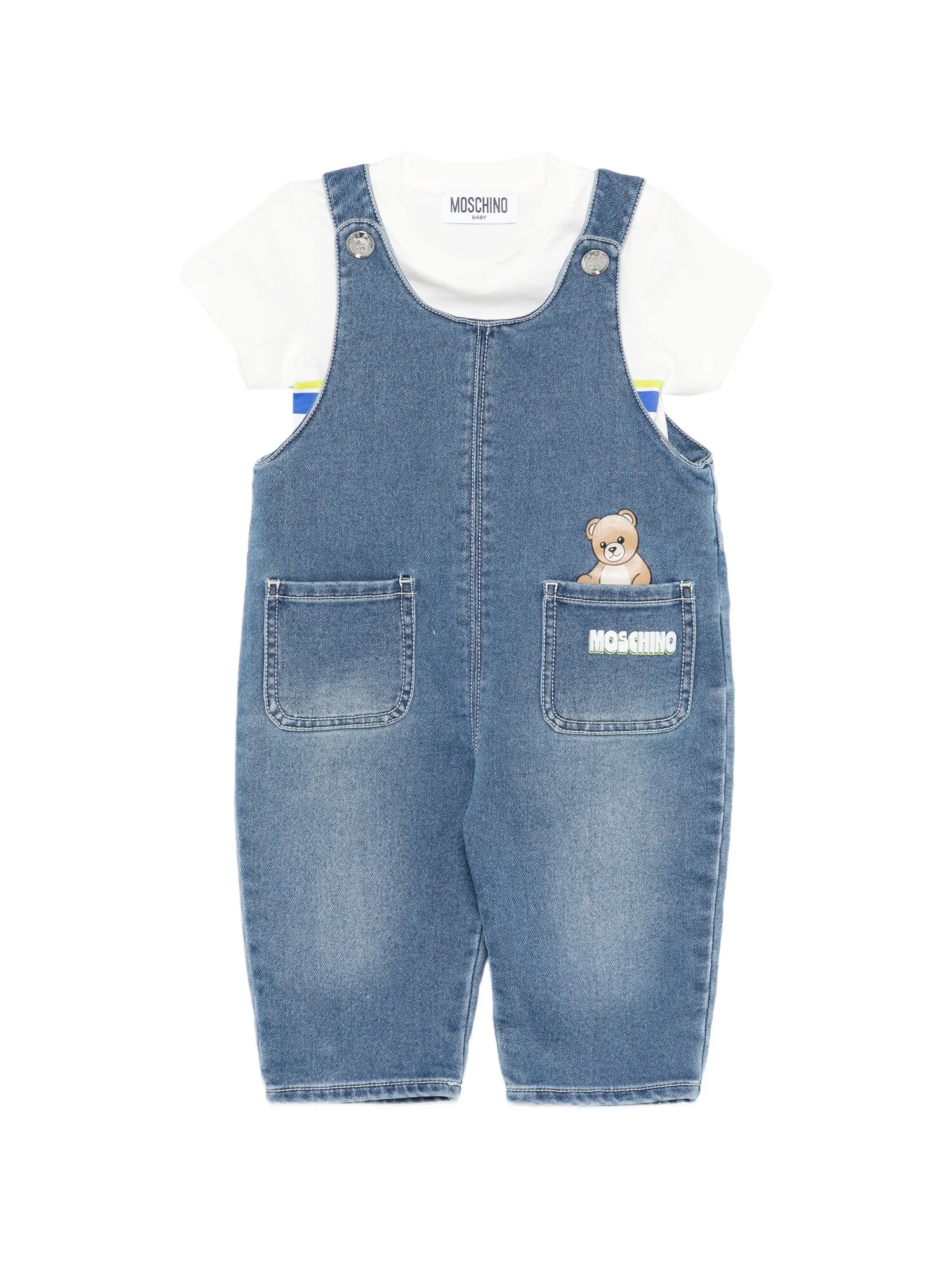 Комбинезон Teddy graphic dungarees set (set of two)
