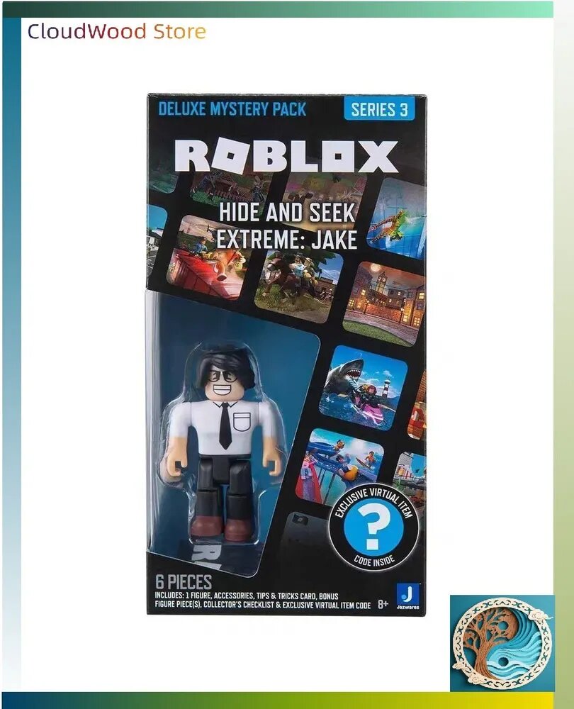 Эксклюзивная миниатюрная фигурка от Jazwares с цифровым кодом для Roblox