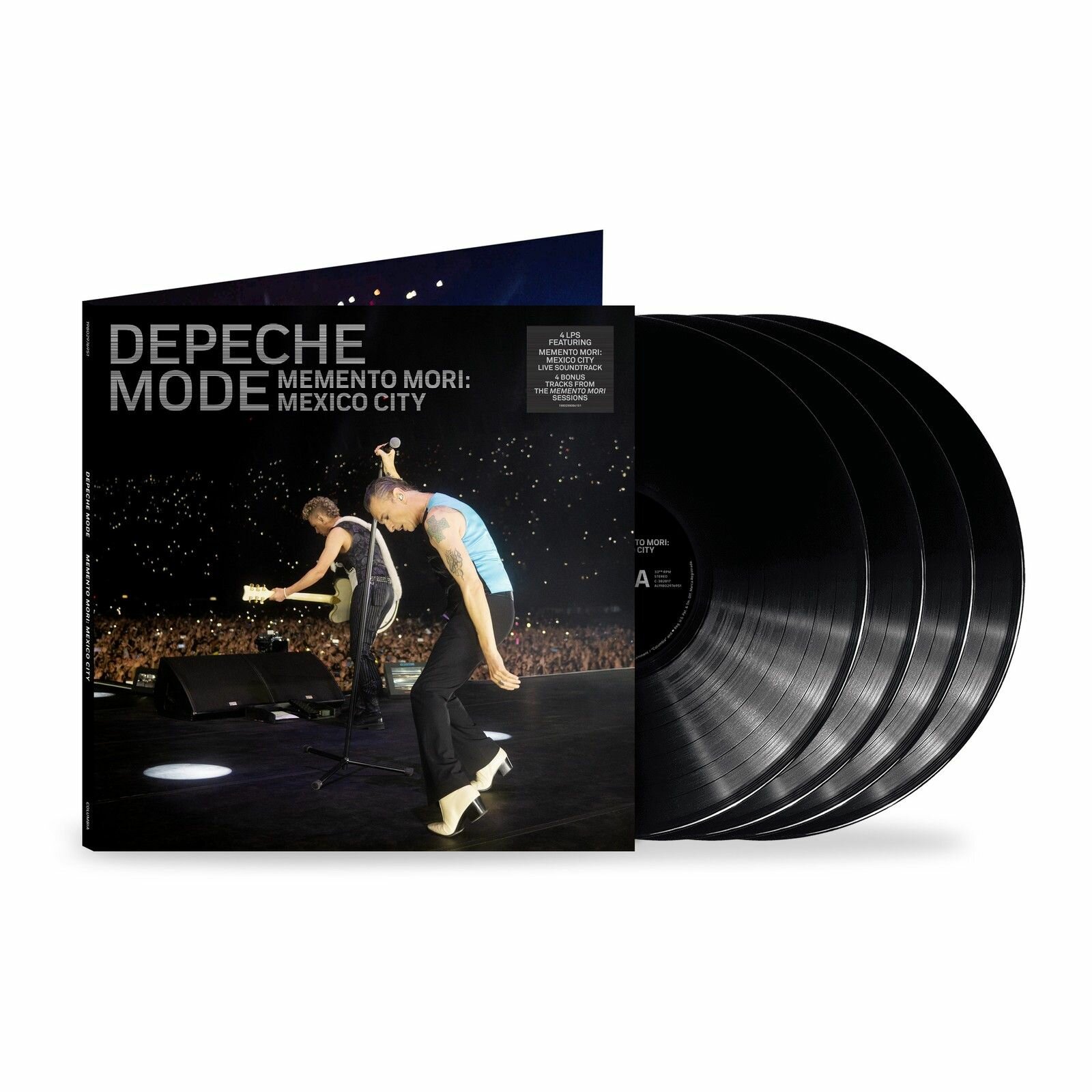 Виниловая пластинка: Depeche Mode - Memento Mori: Mexico City (Black Vinyl) (4 LP)