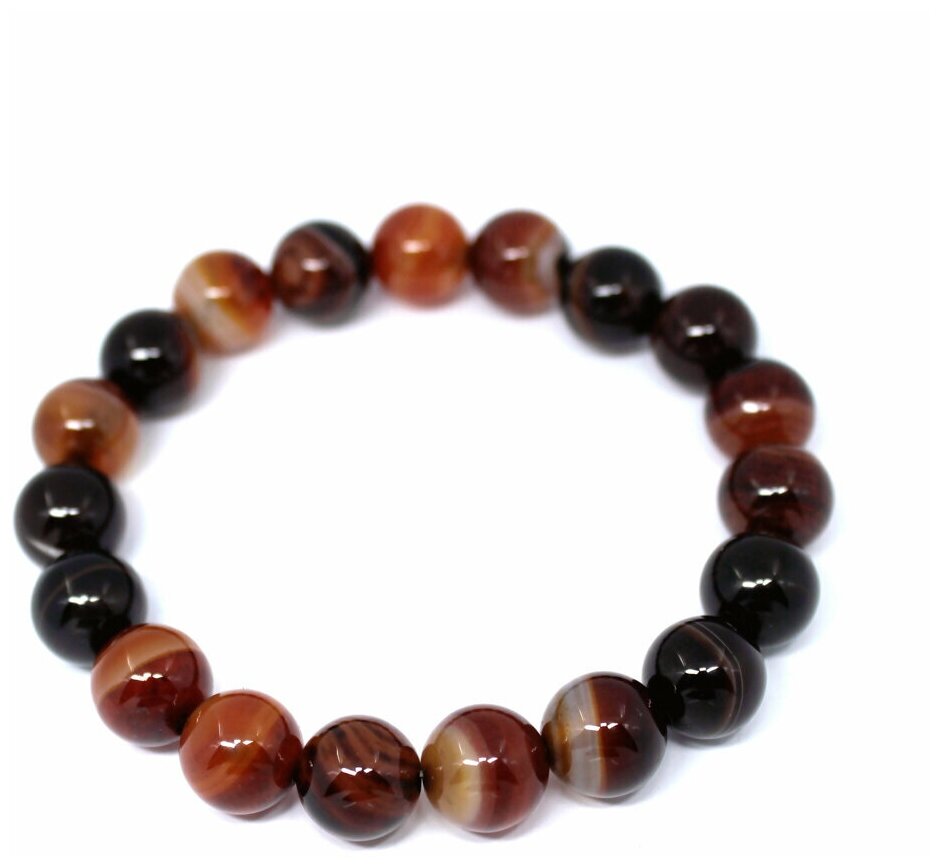 Браслет-нить, агат
