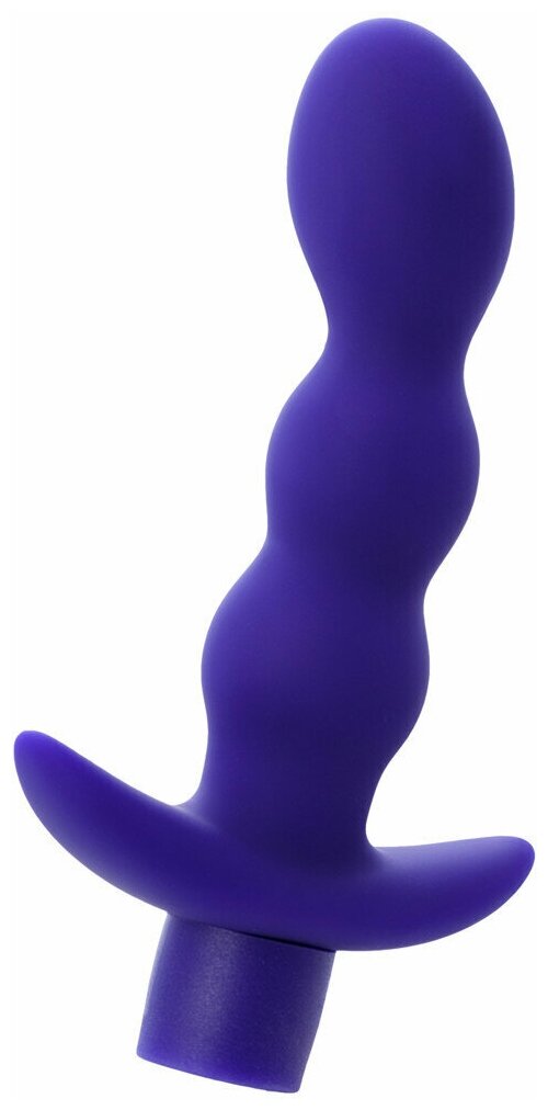 Вибратор анальный ToyFa Adore, влагостойкий, силикон, синий, 15см