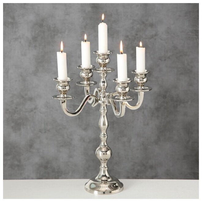 Подсвечник-канделябр на 5 свечей Монтеррей 50 см, Boltze, 3160900