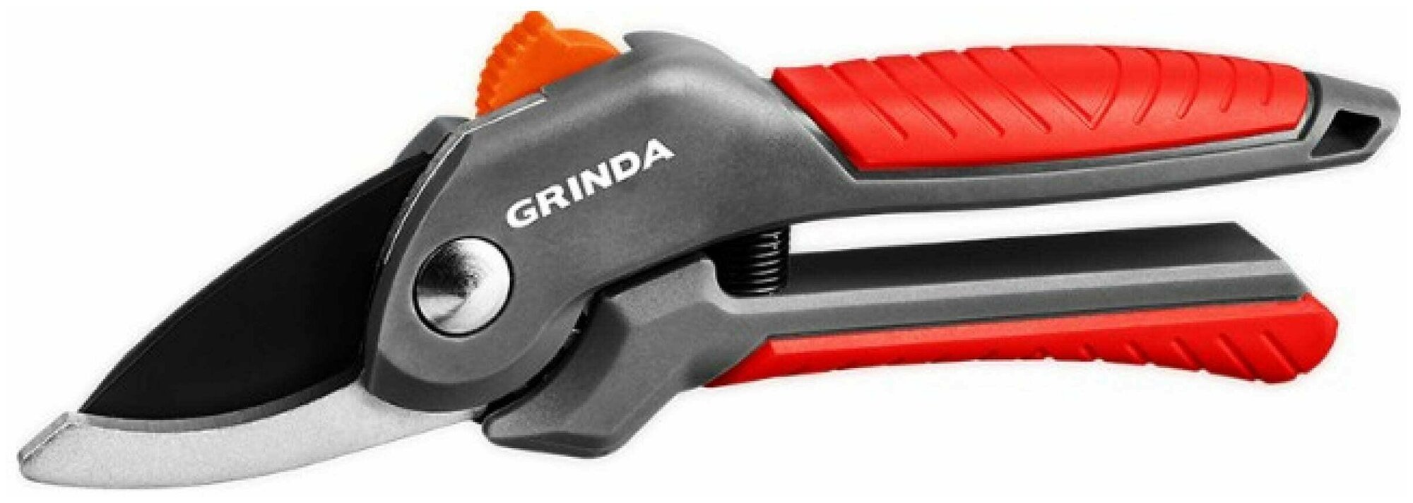 G-22 Секатор с двухкомпонентными рукоятками, плоскостной, 200 мм, GRINDA