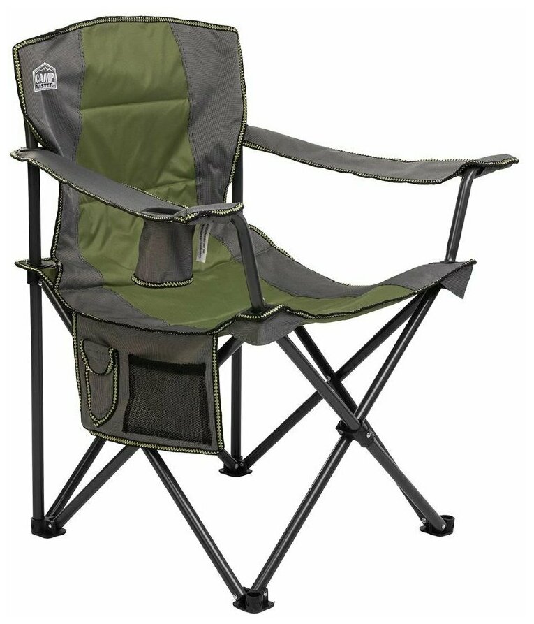 Кресло складное CAMP MASTER зеленый-серый, до 100 кг