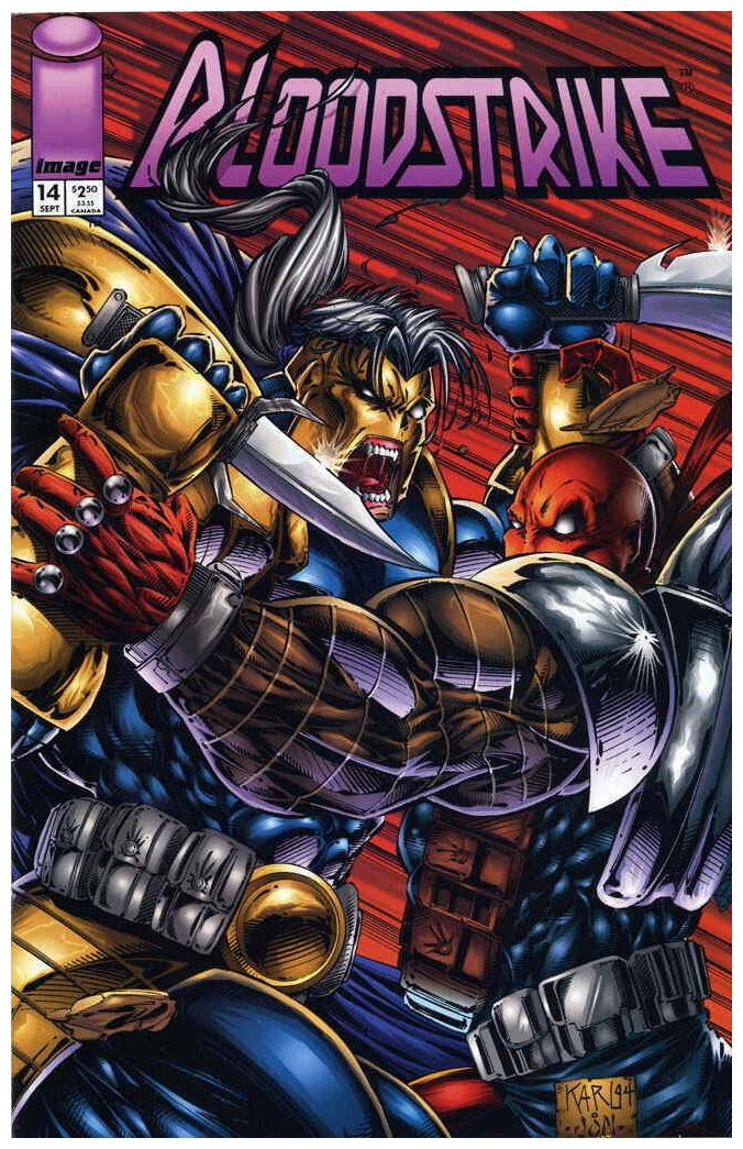 Bloodstrike Vol.1 №14. США Сентябрь 1994. Оригинальный комикс на английском языке
