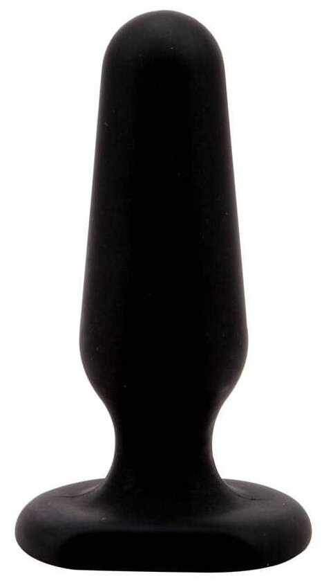 Силиконовая анальная пробка Black Mont Silicone Plug