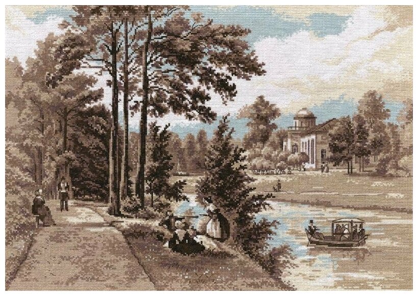 Отдых на берегу реки (Золотая серия) PS-1417(ПС-1417)