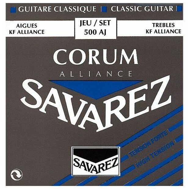Струны для классической гитары Savarez 500AJ Corum Alliance 25-43