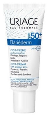 Uriage Bariederm барьедерм SPF50+ цика-крем С медью И цинком 40 мл