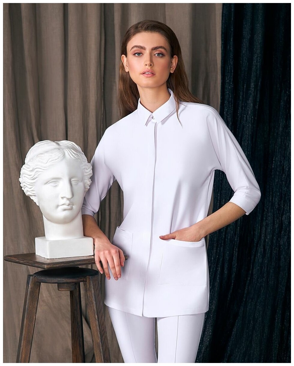 ENIGMA женский жакет 221005 (46, Белый)