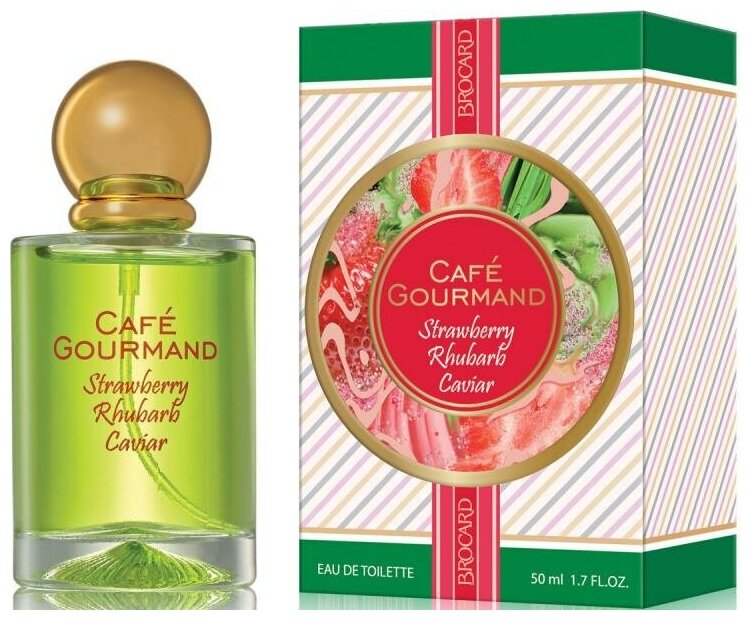 Brocard woman Cafe Gourmand - Strawberry Rhubarb Caviar Туалетная вода 50 мл.