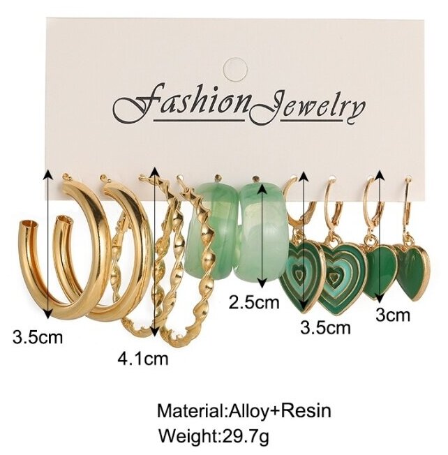 Комплект серег