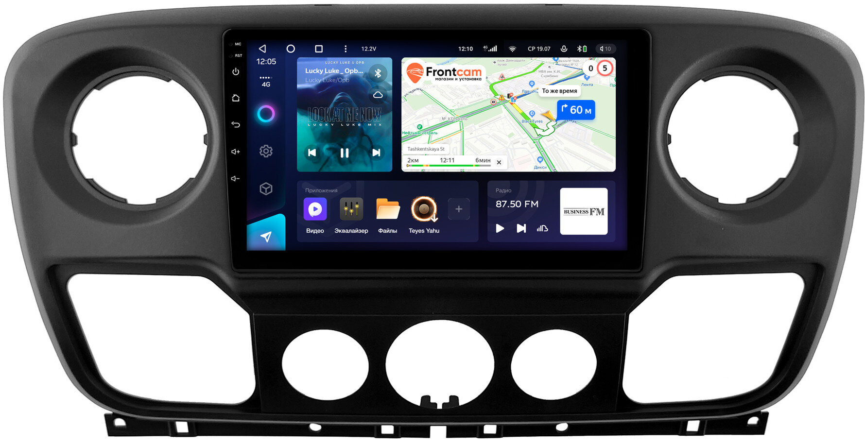 Штатная магнитола Teyes CC3L 4/64 10" RM-10-1361 Renault Master 2010-2019 Android 10 (4G-SIM, DSP, IPS)