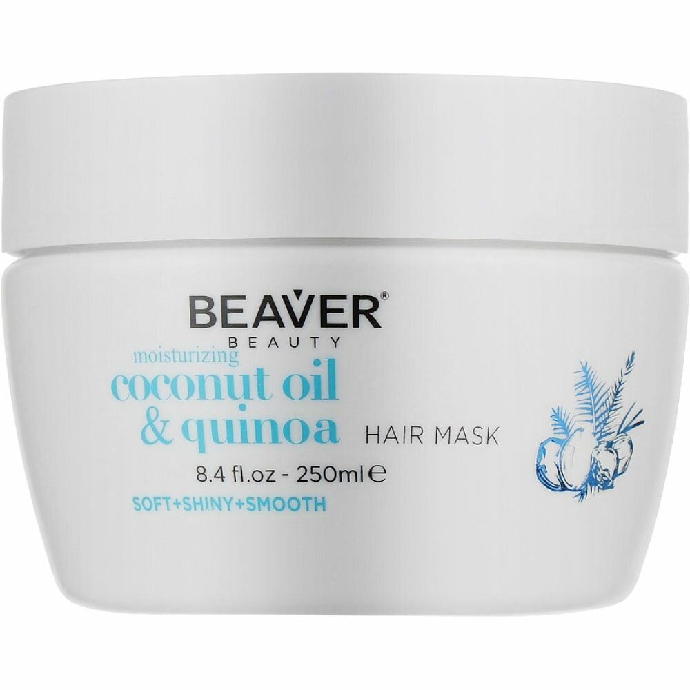BEAVER Маска для волос Coconut Oil & Quinoa Hair Mask