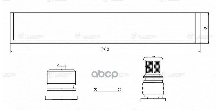 Осушитель Кондиционера Toyota/Lexus/Suzuki Alphard/Corolla/Rx300 05- (Фильтр.-Сетка И Крыш. С Прокл-Ми)