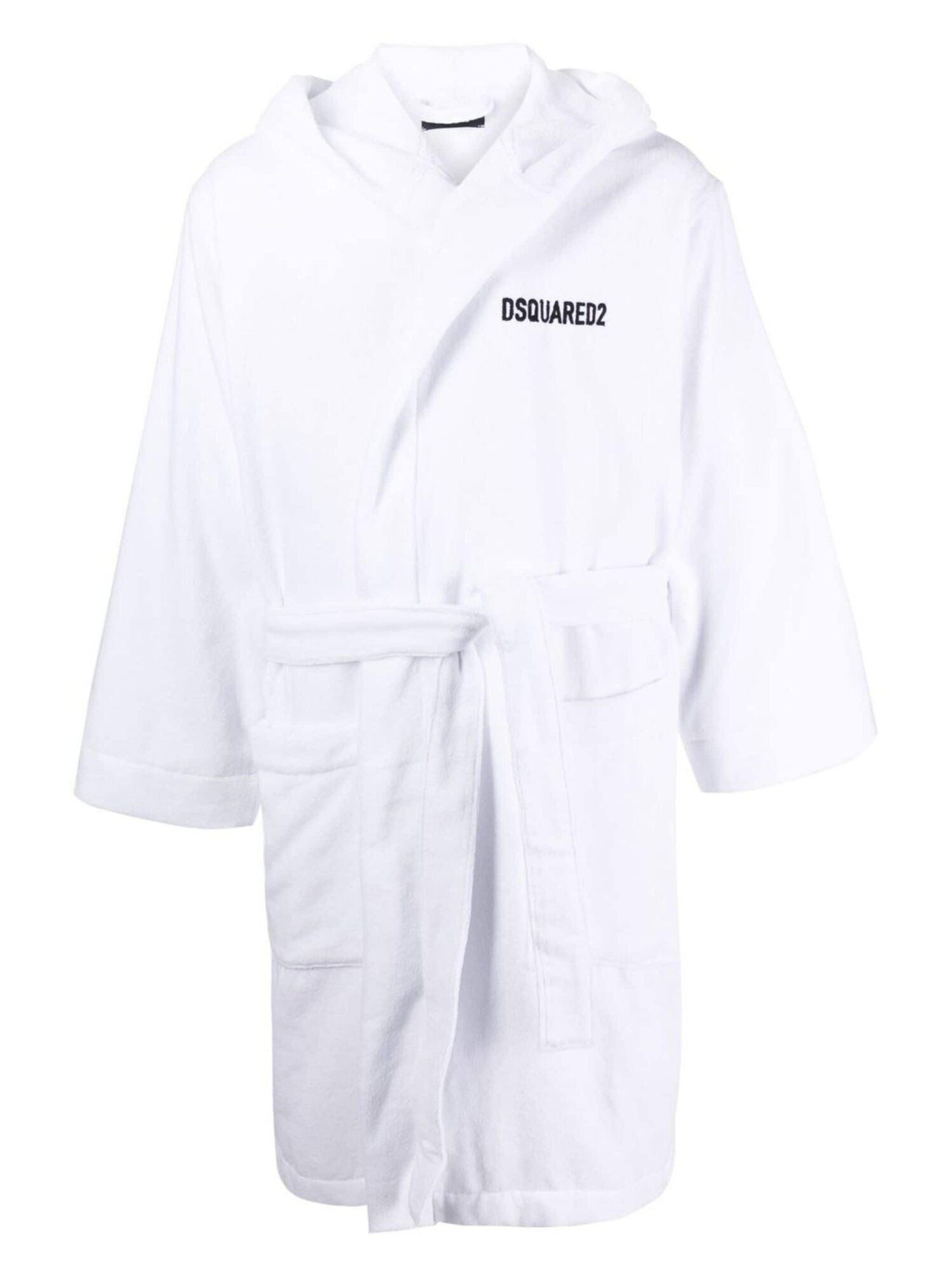 Халат Logo-detail hooded bathrobe