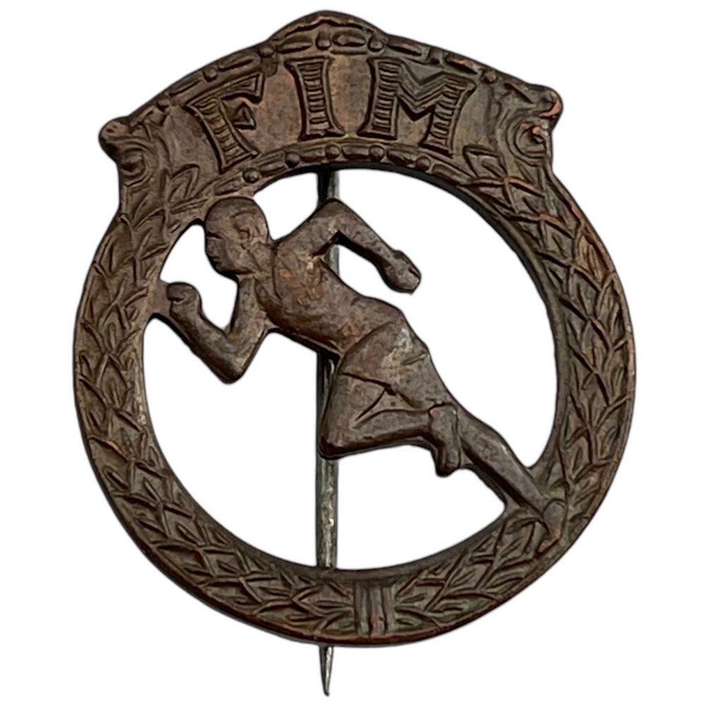 Спортивный знак датской государственной школы (FIM) бронзовая степень, Дания 1961-1970 гг.