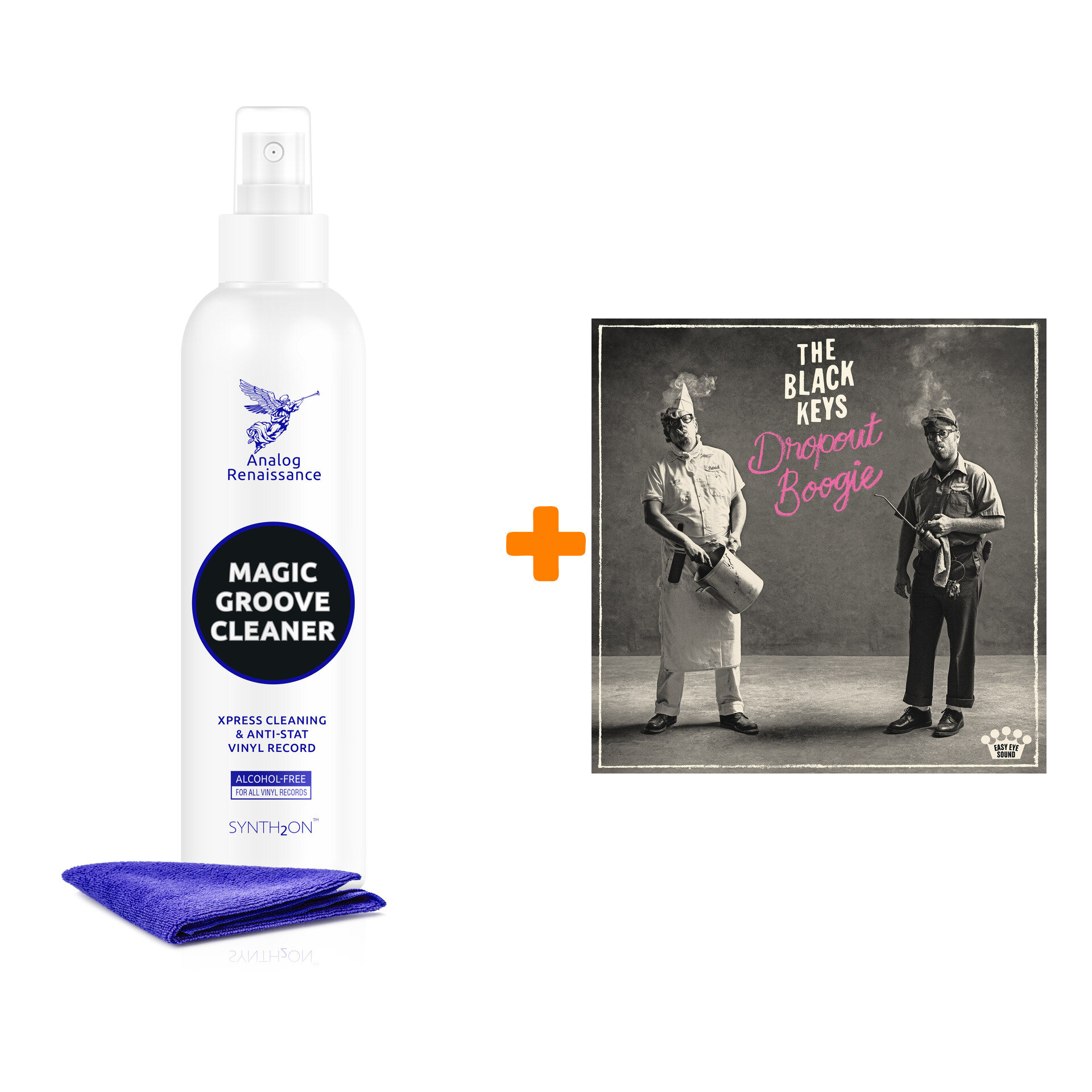 THE BLACK KEYS Dropout Boogie LP + Спрей для очистки LP с микрофиброй 250мл Набор