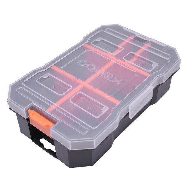 Органайзер для метизов KENDO 23х14х6,7 см, 7 отделений, полипропилен