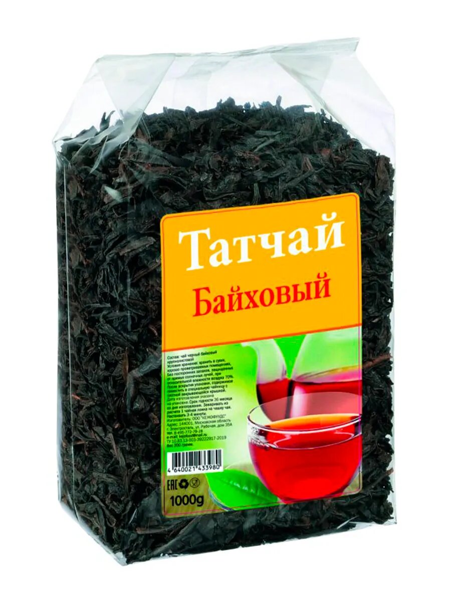 Натуральный черный чай KEJO foods "Татчай", крупнолистовой, 1кг