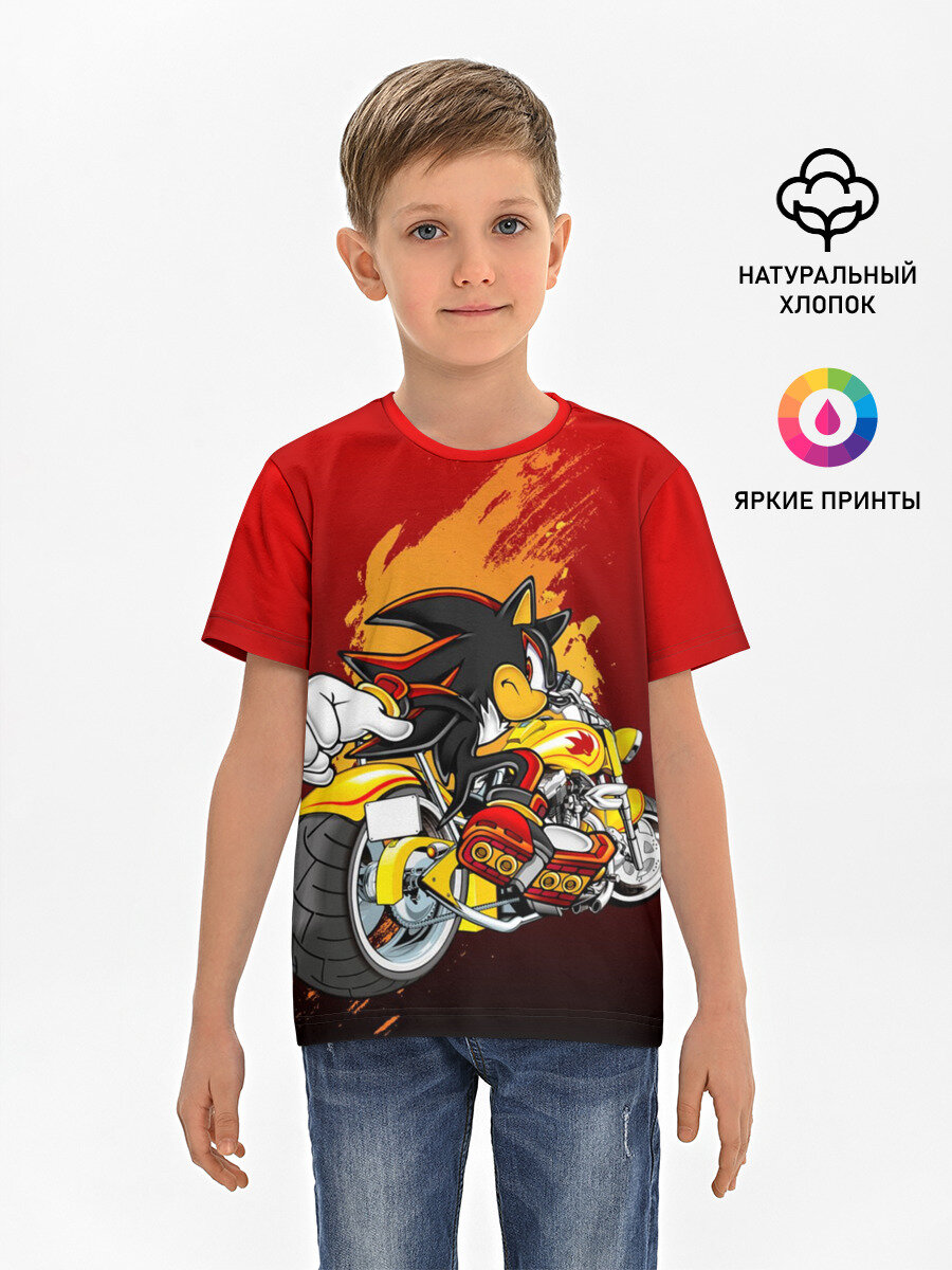 Футболка хлопковая детская Ёж Шедоу