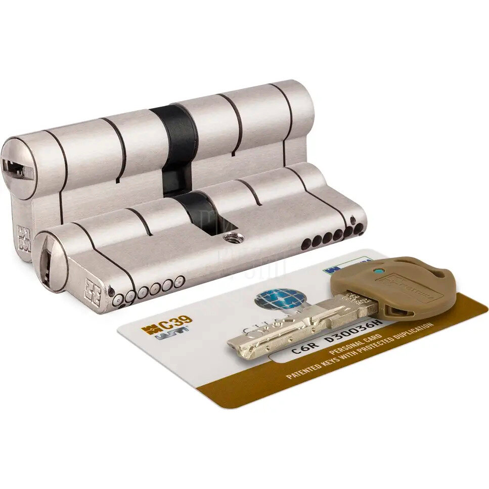 Цилиндровый механизм Mottura (Моттура) C39D363601C5 (72 мм/31+10+31) никель