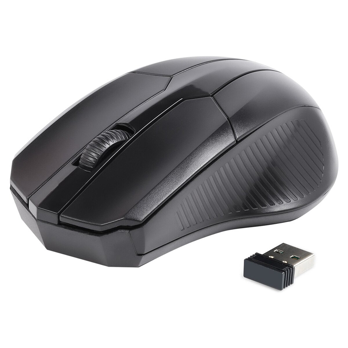 Мышь компьютерная SmartBuy беспроводная ONE, черный, 3 кнопки, колесико (SBM-303AG-K)