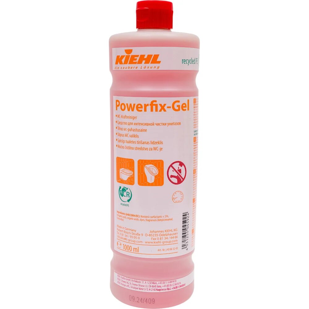 KIEHL Johannes KG Powerfix-Gel гель для интенсивной чистки унитазов и писсуаров 1л j400601